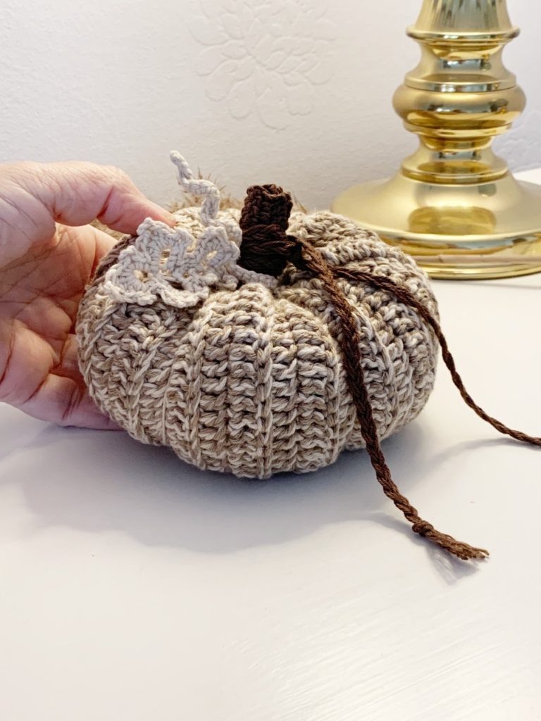 Mönster virkad romantisk Pumpa - EllenKantarellen